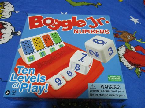 Missys Product Reviews Winning Moves Boggle Jr Numbers Holiday T