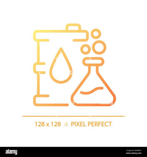 Crude Oil Chemical Analysis Gradient Linear Vector Icon Stock Vector Image And Art Alamy