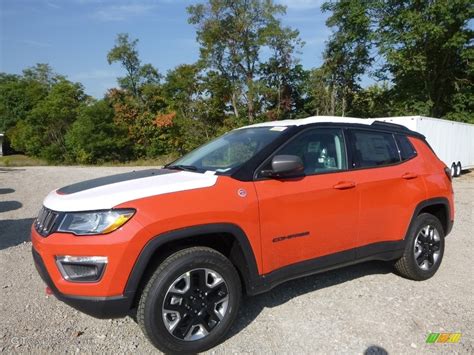 2018 Spitfire Orange Jeep Compass Trailhawk 4x4 122957410 Car Color Galleries