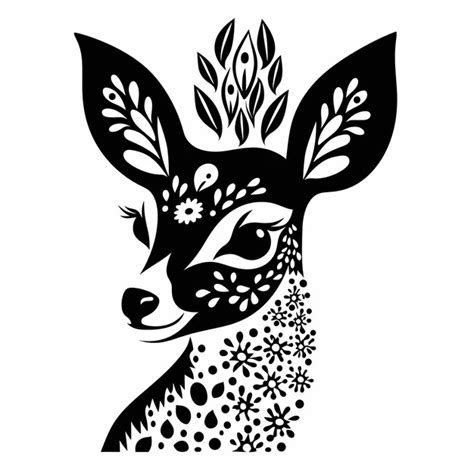Premium Ai Image Illustration Of Vector Illustration Of A Cute Doe In