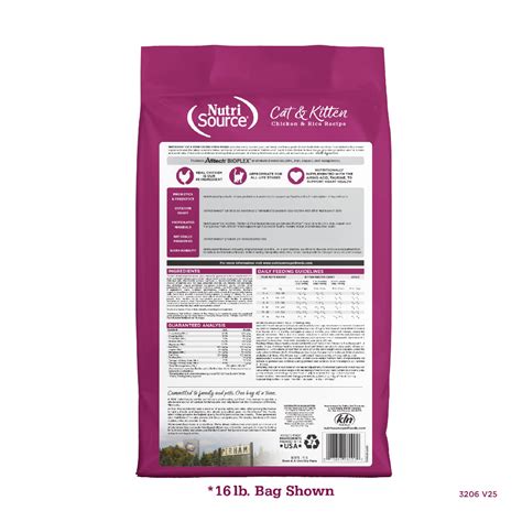 Buy Cat And Kitten Food Chicken And Rice Nutrisource Pet Foods Discover