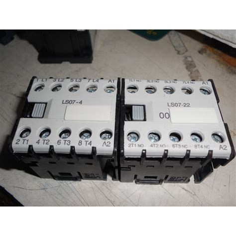 Aeg 直流 電磁接觸器 Dc24v Ls07 22 2no 2nc Ls07 4 4no D1 蝦皮購物