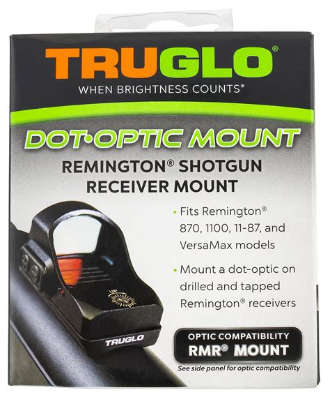 Trijicon Rmr Shotgun Receiver Mount For Remington Black The Real Grit