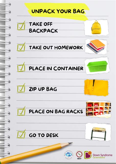 Things I Need For Class Down Syndrome Australia Shop