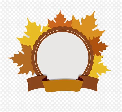 秋天枫叶卡通标签png图片素材下载图片编号10433426 Png素材网