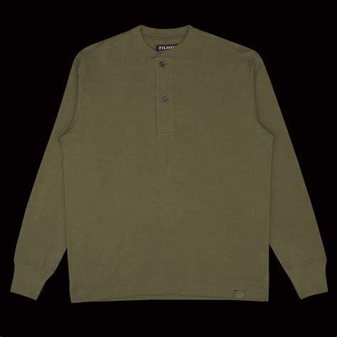 Waffle Knit Henley Premier