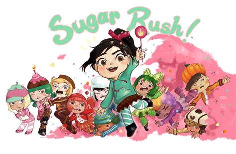 Sugar Rush By Lehanilee On Deviantart Disney Fan Art Disney Art