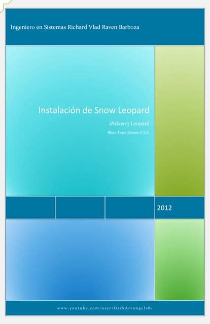 Instalacion De Snow Leopard Hackintosh Pdf