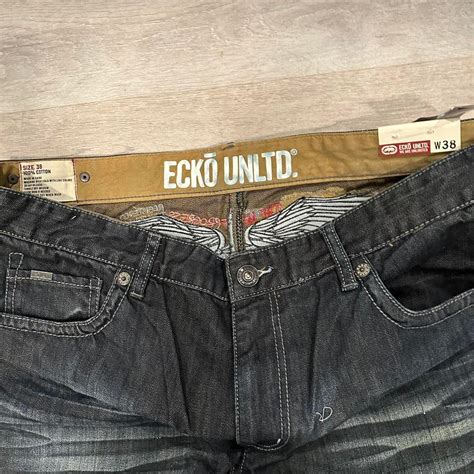 Ecko Unltd Mens Black Jeans Vintage Grail Black Depop