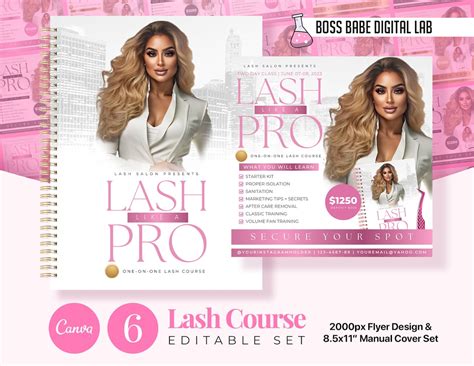 Lash Manual And Class Flyer Lash Masterclass Flyer Lash Class Flyer