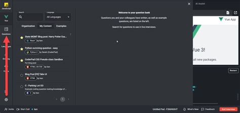 Live Interview Quick Start Coderpad Interview Docs