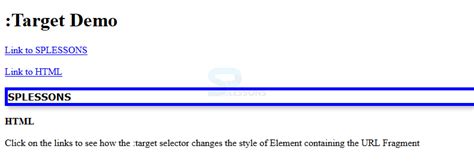 Css Pseudo Classes Splessons