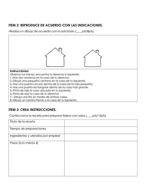 Guía Evaluada De Textos Instructivos 4to Básico Profesocial