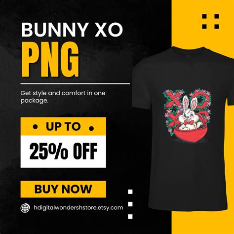 Bunny Xo Digital Art Spread Love With Every Hop Etsy