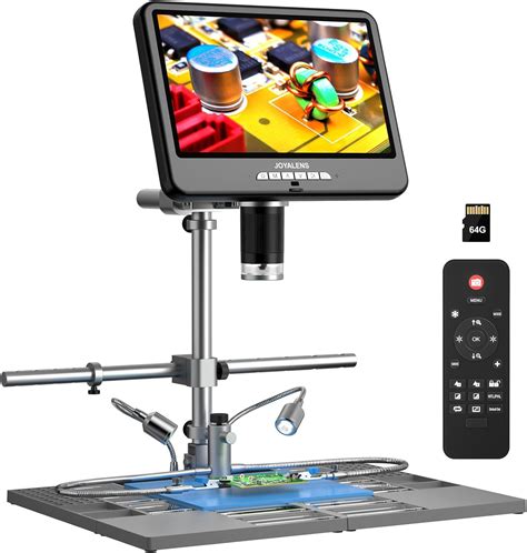Jl210s Plus 10 1 4k 60fps Hdmi Digital Microscope 64mp Soldering Microscope