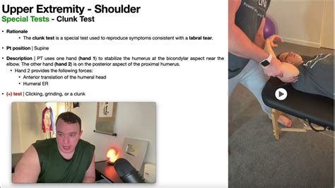 Clunk Test For Labral Pathology Explained Youtube