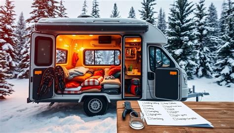 Essentiële Camper Checklist Voor Wintervakantie Camper Expert