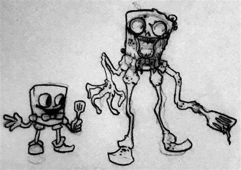I Drew Voxbuns Faker Spongebob But I Made The Black Sun Design Even