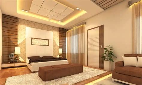 Classic Master Bedroom Design With Marble Wall Tile By Rk Design