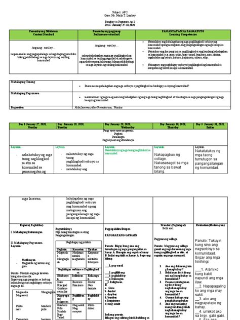 Ap 2 Pang Apat Na Markahan Mga Naglilingkod Sa Atin Pdf