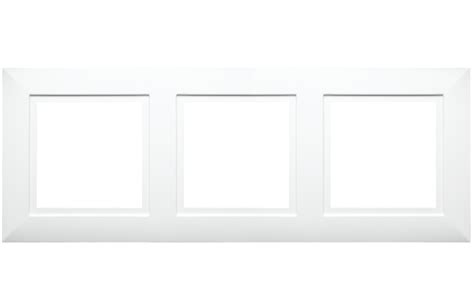 Sg Armaturen Products Soft Square White 3x Frame Stainless Steel