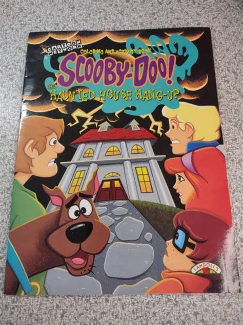 Cartoon Network 1998 Scooby Doo The Haunted House Hang Up Coloring And