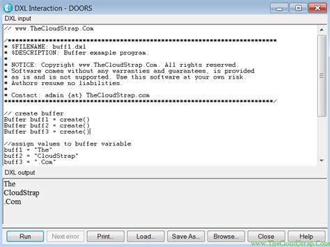 Doors Dxl Buffer Thecloudstrap