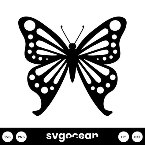 Butterfly Svg Free Vector For Instant Download Svg Ocean — Svgocean