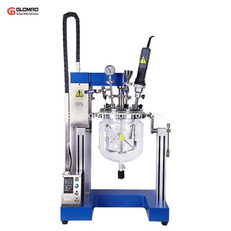 10l Laboratory Simple Reactor Polyester Stirring Emulsification Vacuum Reactor 50hz