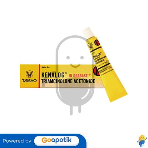 Jual Kenalog In Orabase 5 Gram Pasta Shopee Indonesia