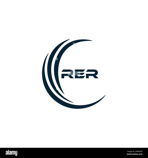 Rer Logo R E R Design White Rer Letter Rer R E R Letter Logo Design R E R Letter Logo