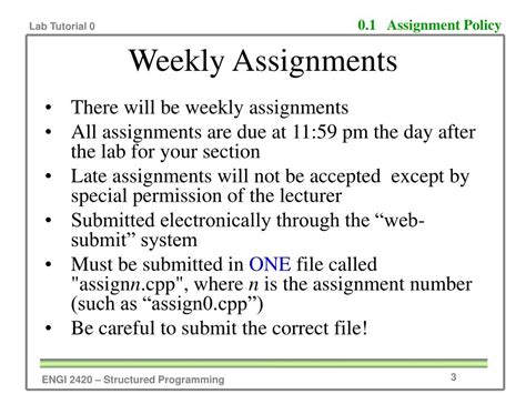 ppt engi 2420 structured programming lab tutorial 0 powerpoint