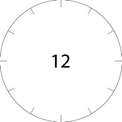 Circle Dial Scale Division Round Template Circular Dial Scales 12 27958368 Vector Art At Vecteezy
