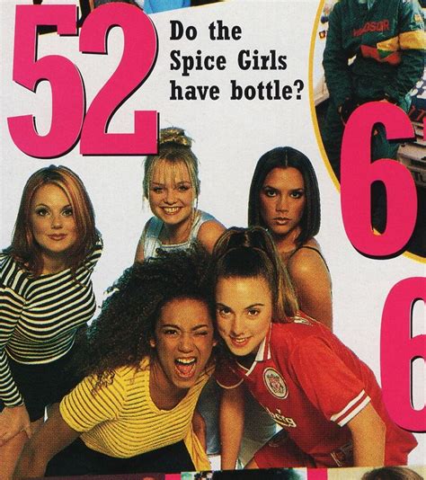 Spice Girls In Totp Magazine 1996 Spicegirls