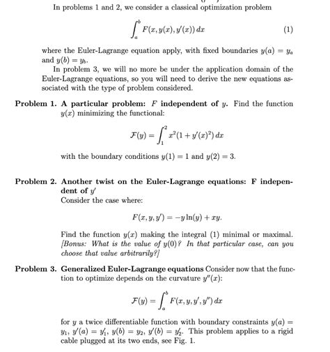 Solved In Problems And We Consider A Classical Chegg