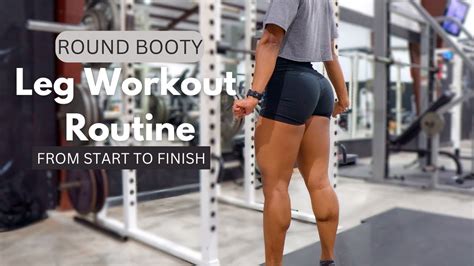 Round Butt Leg Workout Routine Youtube