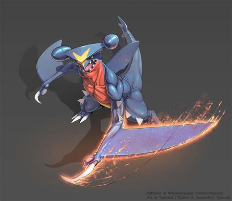 Garchomp Pokemon Drawn By Twarda Danbooru