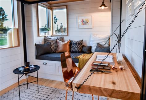 Photo 9 Of 20 In This Custom Tiny Home Has A Clever Space Saving Elevator Bed By Tru Form Tiny