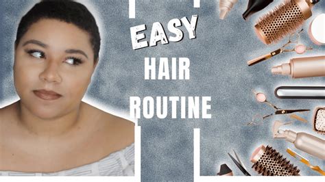 Easy Hair Care Routine For Short Natural Hair Youtube