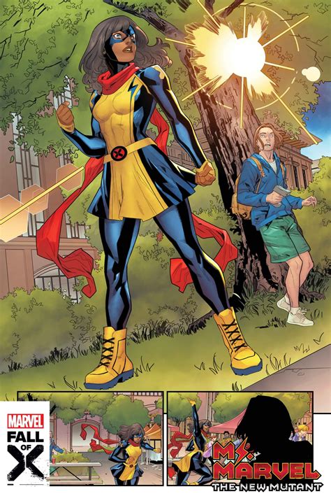 Kamala Khan Goes Undercover For The X Men In Ms Marvel The New Mutant 1 First Look Marvel