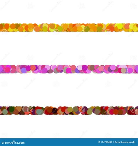 Repeatable Random Square Pattern Paragraph Dividing Line Design Set