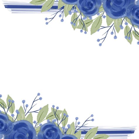 Blue Rose Wallpaper Border At James Aldridge Blog