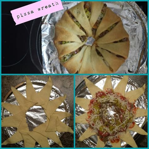 Sun Shaped Crescent Roll Pizza Wreath Recipe