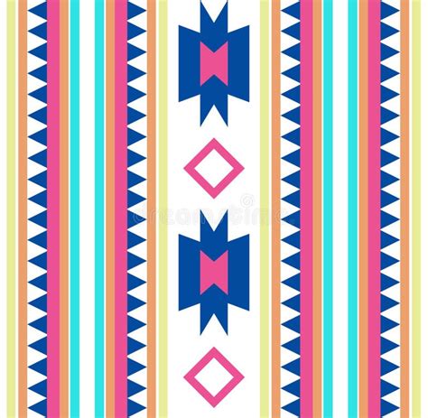 Colored Shapes With Random Distribution And Colored Lines Make Repeated Pattern For Digital Art