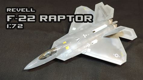 Revell F 22 Raptor 172 Scale Model Kit First Fighter Jet Build And