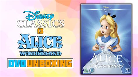 Alice In Wonderland Disney Dvd