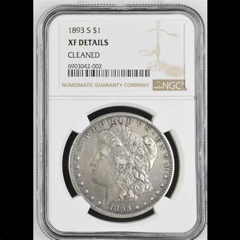 1893 S Morgan Silver Dollar Ngc Xf Details Idc Coin And Bullion