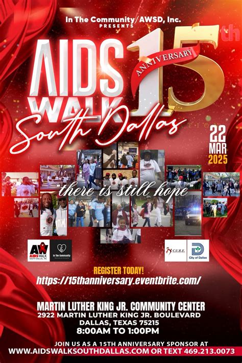 #awsd2025 #15thanniversary #philanthropy #aidswalksouthda #community… | Auntjuan Mr. Community ...