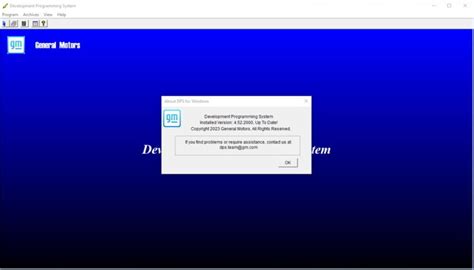 Gm Development Programming System Dps V452 Diagnostic Software