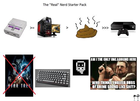 The Real Nerd Starter Pack Rstarterpacks